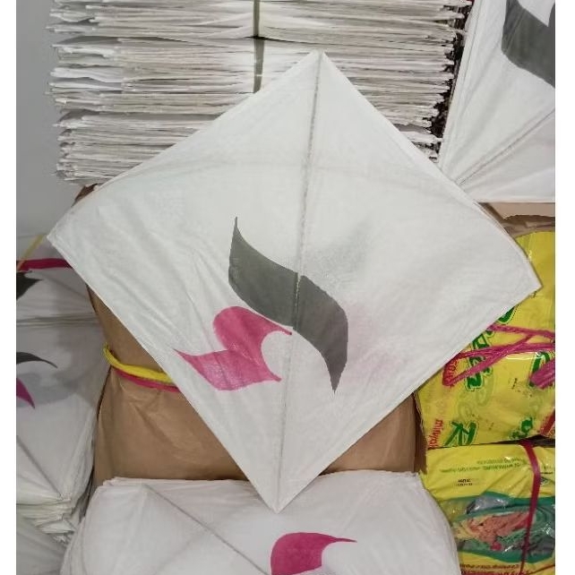 Jual 50 pcs layangan kertas pulas putih ukuran 58 produk Sukabumi ...