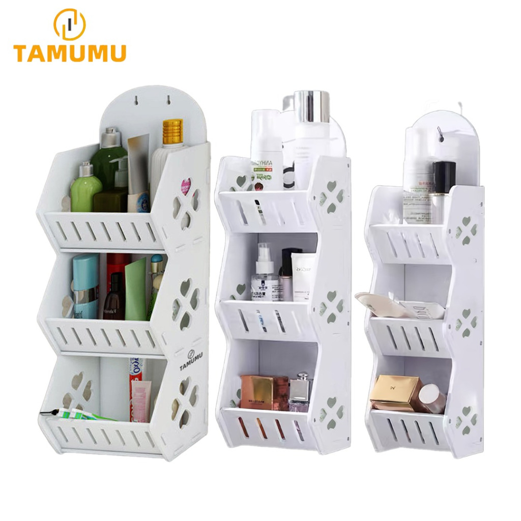 Jual Tamumu Rak Tempel Storage Dinding Kamar Mandi / Rak Bumbu | Shopee ...