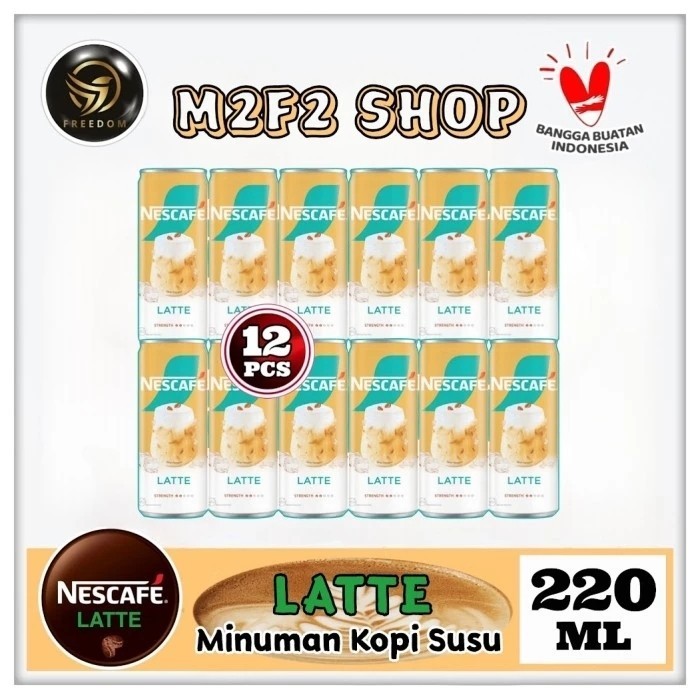 Jual Kopi Nescafe Ala Cafe Latte Kaleng | Can - 220 ml (Kemasan 12 Pcs ...