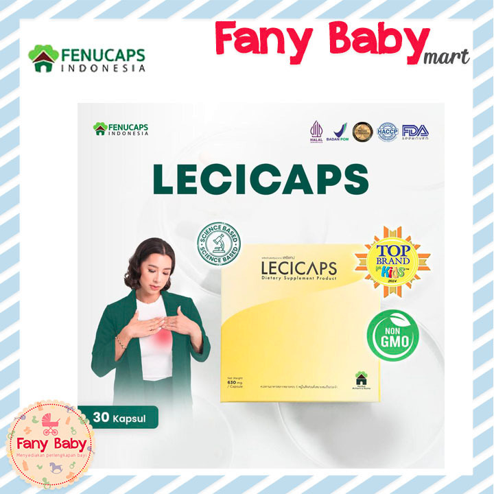 Jual FENUCAPS LECICAPS DIETARY SUPPLEMENT 30 PCS KAPSUL | PELANCAR ASI ...