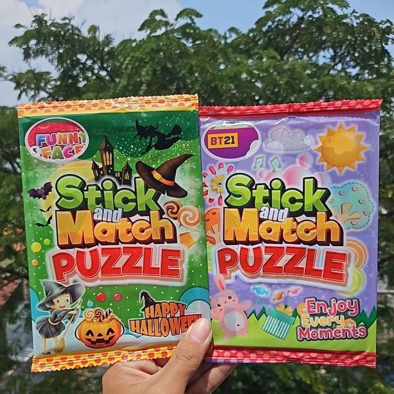 Jual mainan edukasi Puzle stick and match / mainan Puzle / mainan ...
