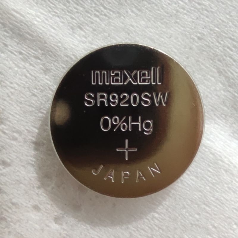 Jual Baterai Original Maxell SR920SW Industrial Bawaan Mesin | Shopee ...