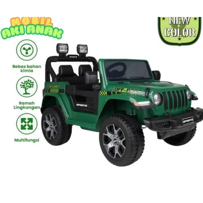 Jual Mobil Aki Mainan Anak2 M8288 Ban Eva RALLI ART + Jeep off road ...