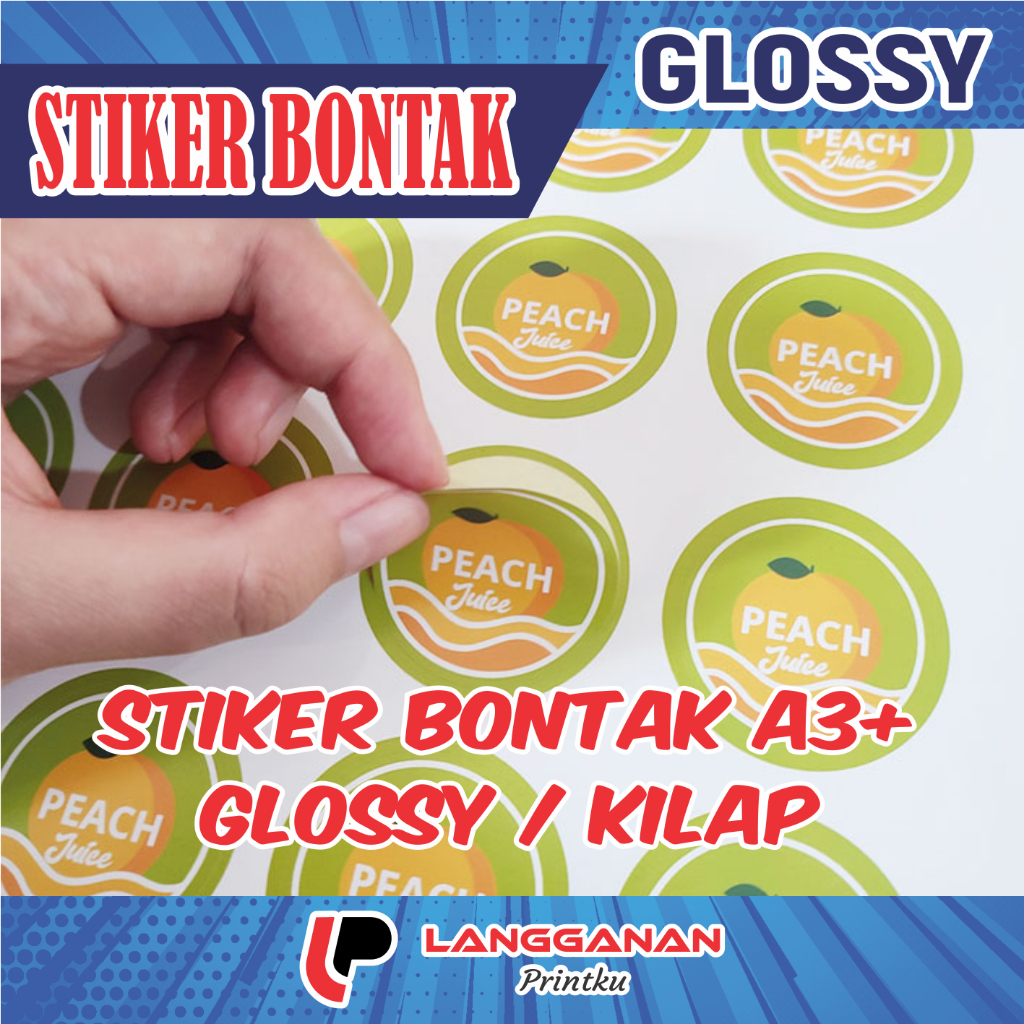 Jual STIKER BONTAK STIKER PRODUK LABEL PRODUK LABEL STIKER KUE STIKER ...