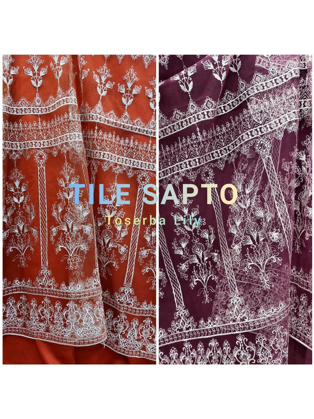 Jual Kain Tile Etnik / Kain Tile Sapto / Kain Tile Broklat Kebaya ...