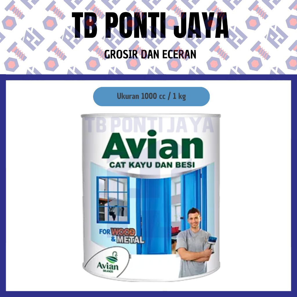 Jual AVIAN SY Cat Kayu & Besi 1 Kg | Shopee Indonesia
