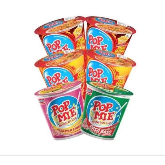 Jual POP MIE CUP KEMASAN 35 GR RASA AYAM BAWANG | BASO | SOTO AYAM ...