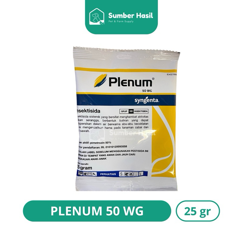 Jual PLENUM 25GRAM OBAT HAMA WERENG OBAT SERANGGA PLENUM 50WG PLENUM ...