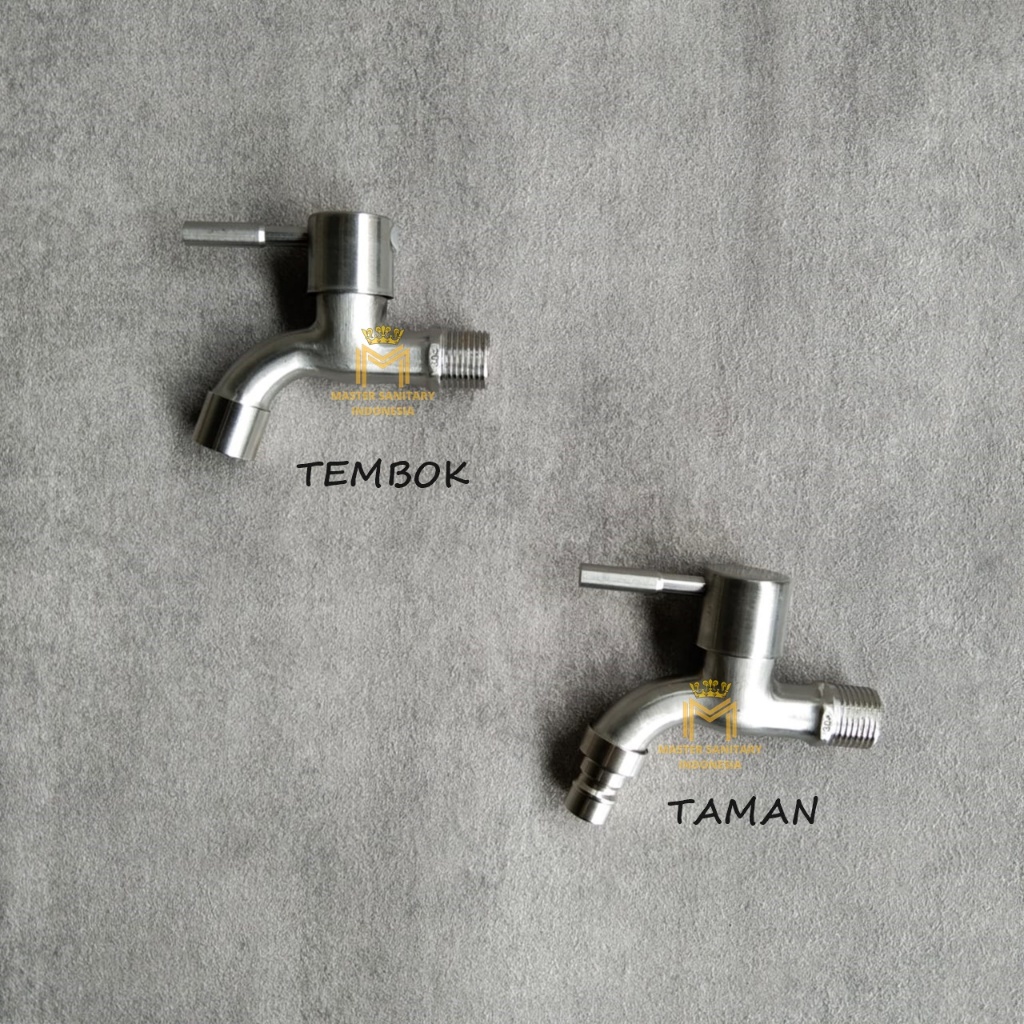 Jual Kran Air - Kran Tembok - Kran Taman Stainless SUS 304 | Shopee ...