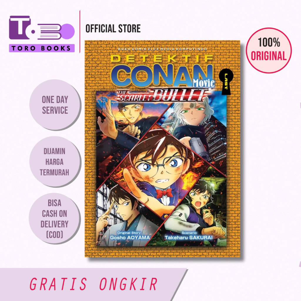 Jual Detektif Conan Movie: The Scarlet Bullet (last) | Shopee Indonesia