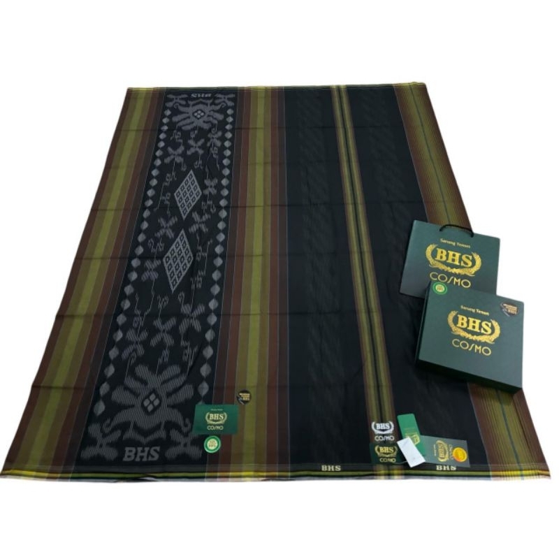 Jual Sarung Bhs Cosmo Pps Ppa Gold Seri Terbaru Selvedge Jaquard