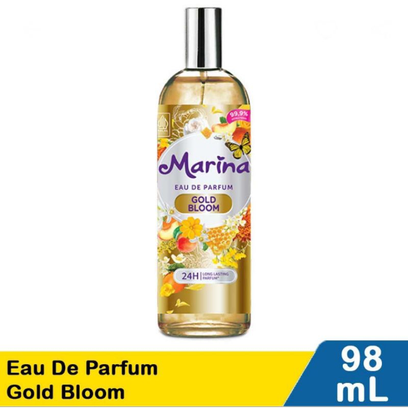 Jual Marina Eau De Parfum Gold Bloom 98mL | Shopee Indonesia