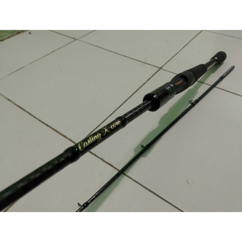 Jual joran casting lycan kpb full Fuji alconit + reel megajaw speed ...
