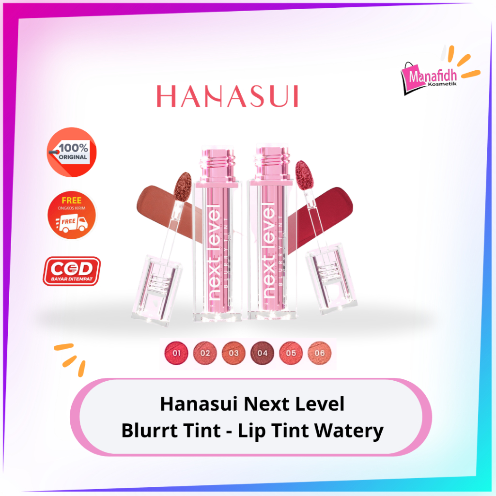 Jual Hanasui Next Level Blurry Tint - Lip Tint Watery To Blur ...