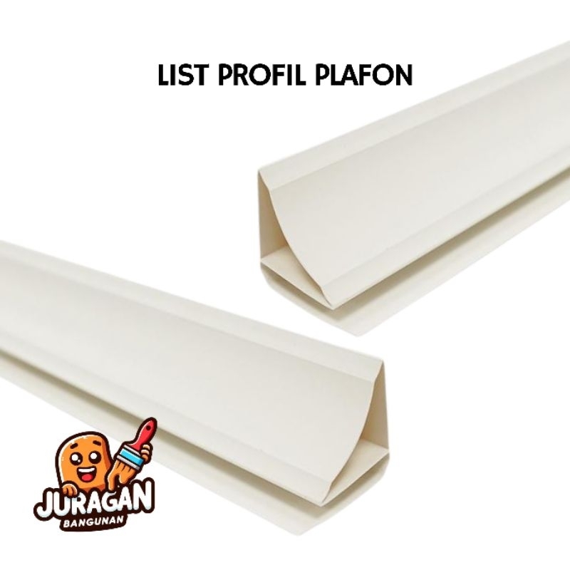 Jual List Profil Plafon PVC | Lis Profil Plafon | Lis Plafon Polos ...