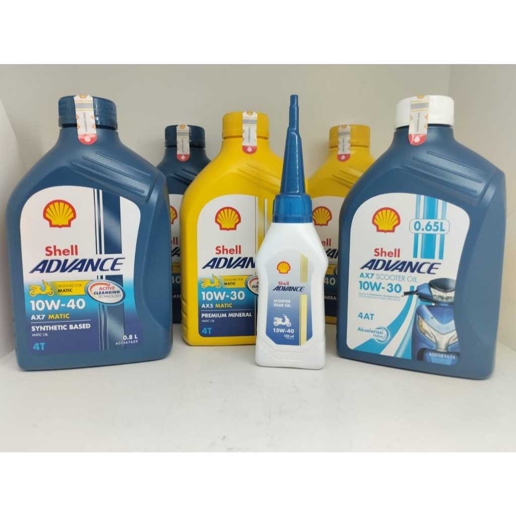 Jual Shell Advance Scooter Matic Series Varian isi 800ML & 650ML ...