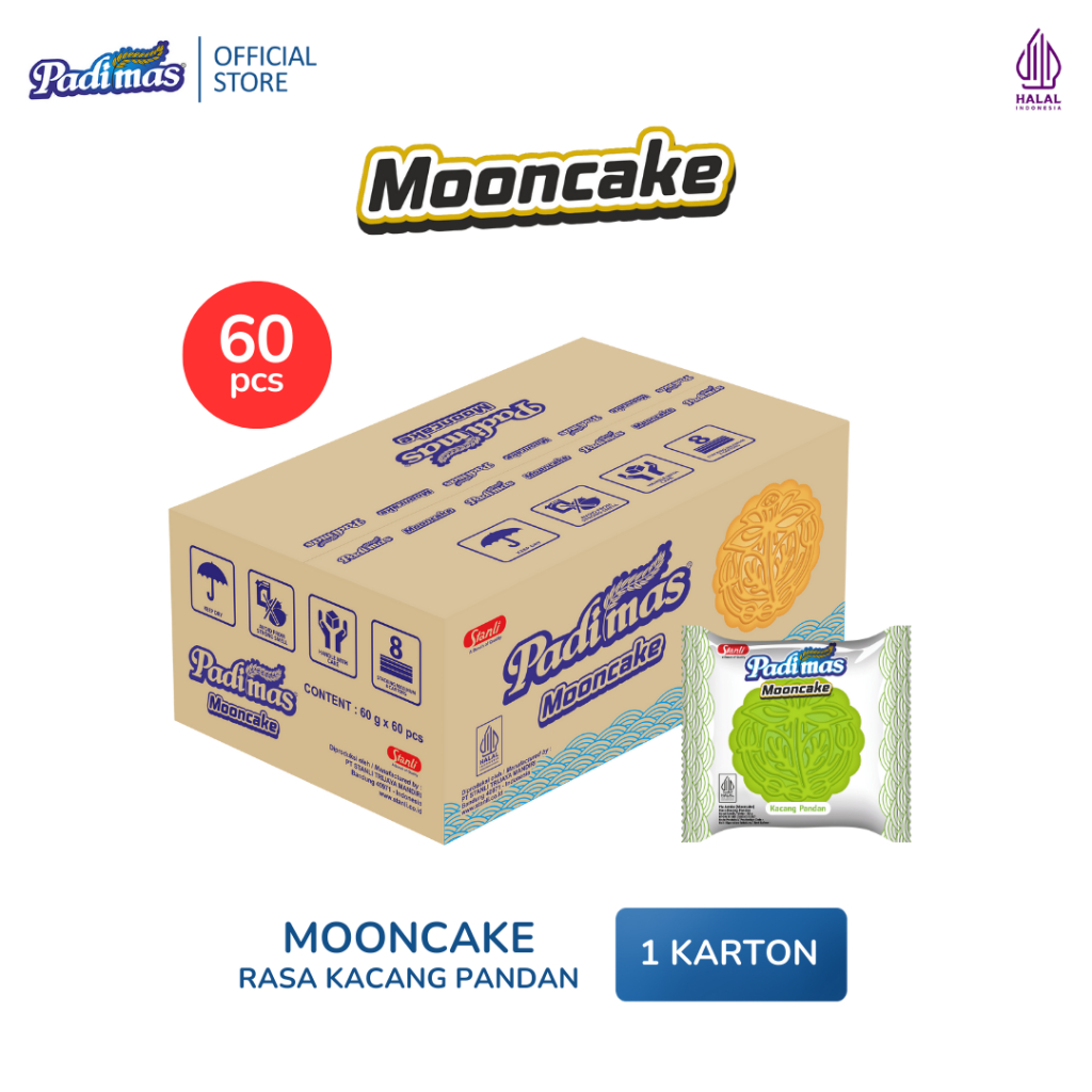 Jual Mooncake Padimas Kacang Pandan Karton | Shopee Indonesia