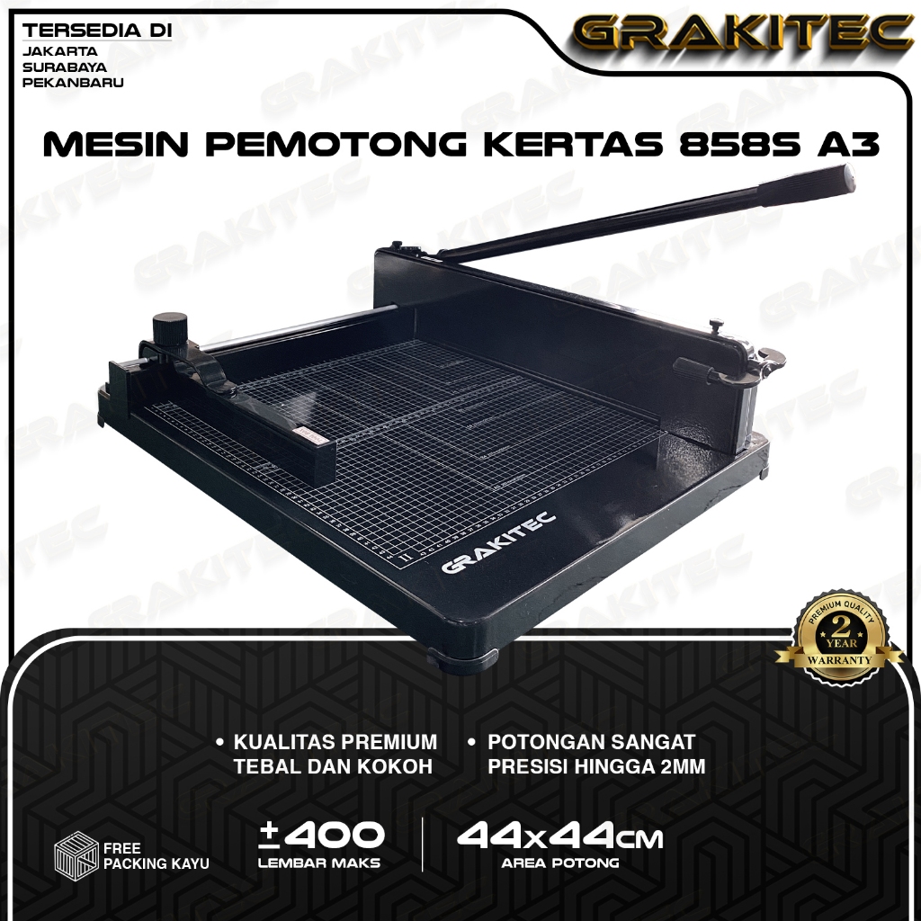 Jual Mesin Pemotong Kertas 1 Rim A3 858 Kualitas Super Premium Tersedia