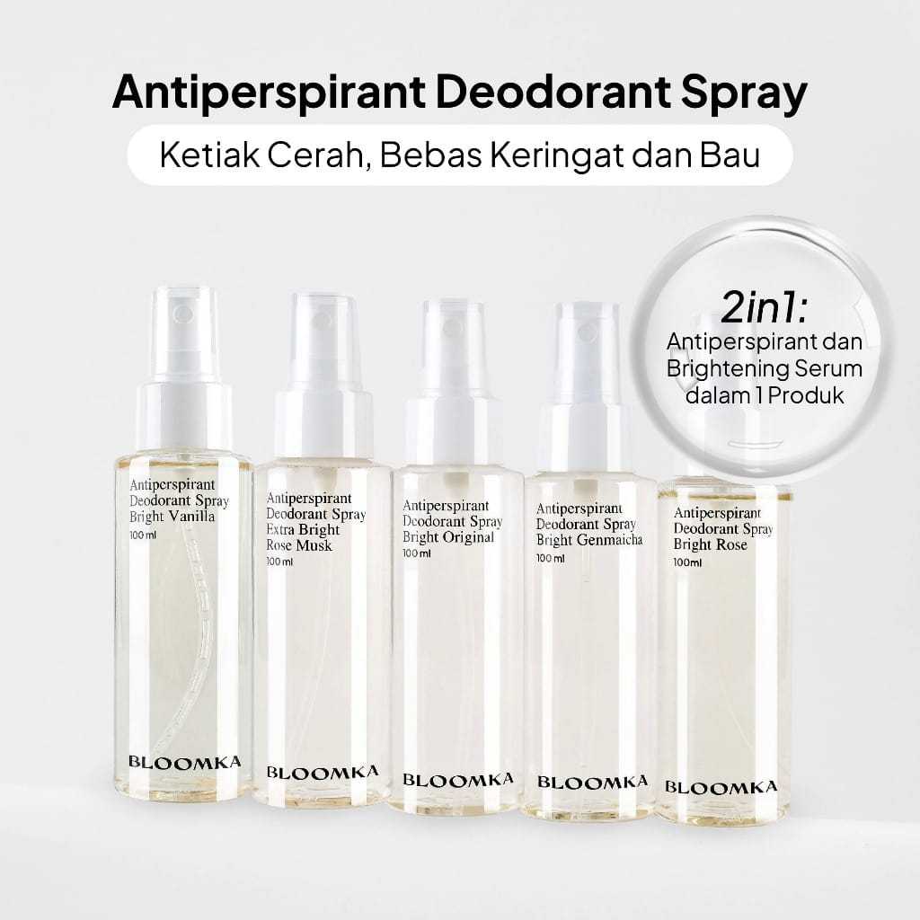 Jual Bloomka Anti-Perspirant Deodorant Spray (Anti Keringat, Anti Bau ...