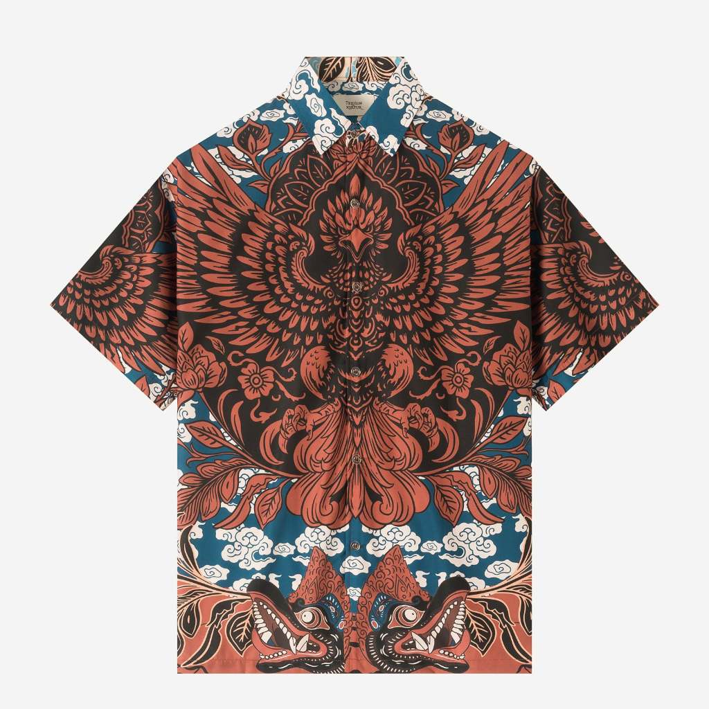 Jual Telusur Kultur Batik Print - Corak Nusantara - Garuda Coklat ...