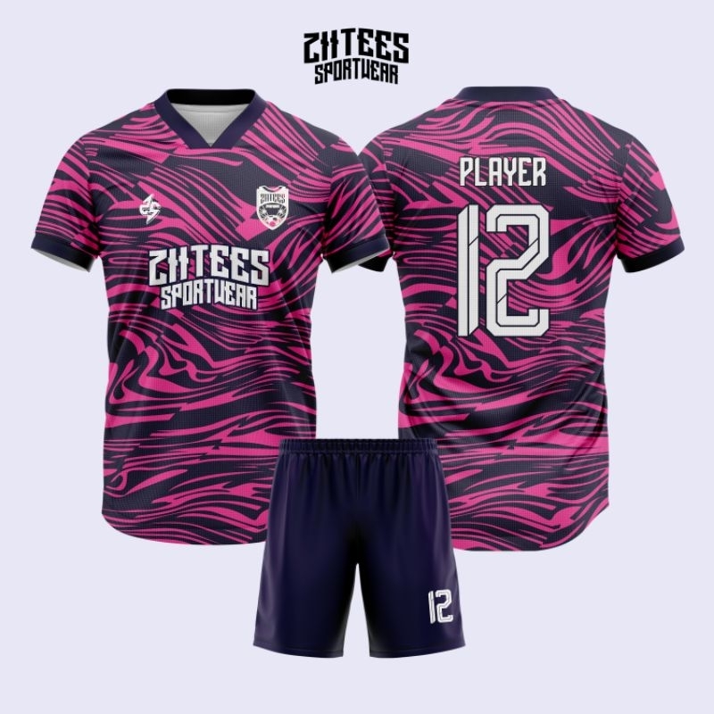 Jual Jersey futsal/bola free custom nama logo sponsor dan nomor ...