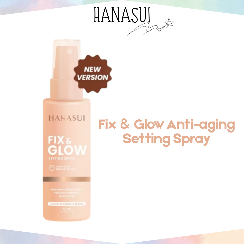 Jual Hanasui Fix and Glow Setting Spray 60ml | Shopee Indonesia
