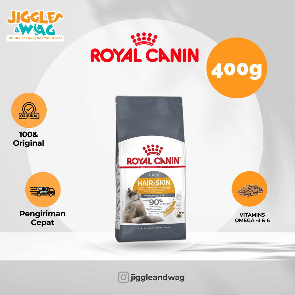 Jual Royal canin hair n skin 400gr | Shopee Indonesia