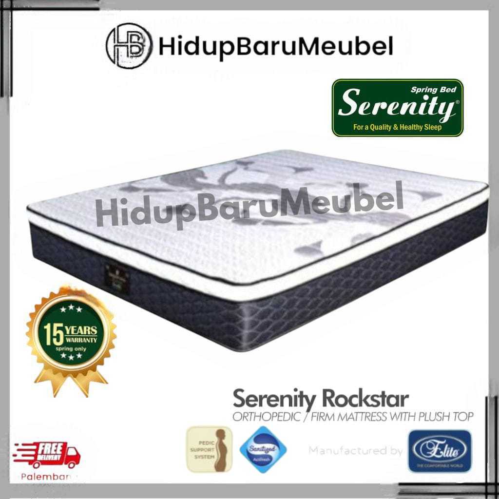 Jual Kasur Busa RockStar Serenity By Elite / Matras Orthopedic Tebal 30 ...