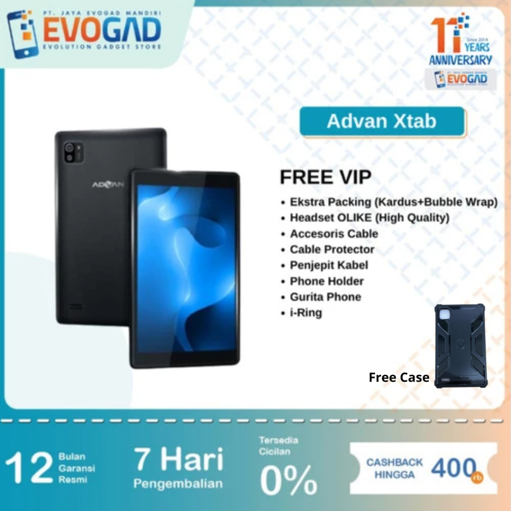 Jual ADVAN XTAB 4/64 GB 8 Inci Quadcore T310 Android 13 | Garansi Resmi ...