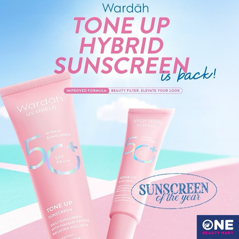 Jual WARDAH UV Shield Tone Up Sunscreen SPF 50+ PA+++ 30 ml | Shopee Indonesia