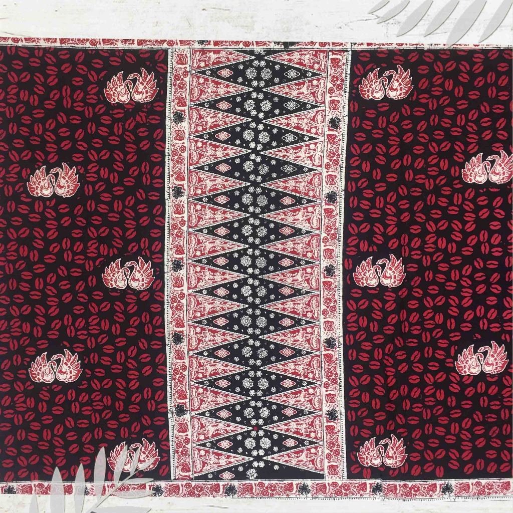 Jual Batik jambi motif kopi merah kombinasi angso duo | kain saja ...