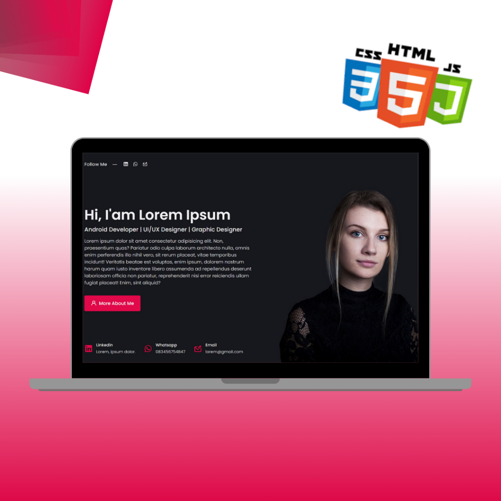 Jual [PERSONAL PORTFOLIO] [KODE PROGRAM] [HTML CSS JS] | Shopee Indonesia