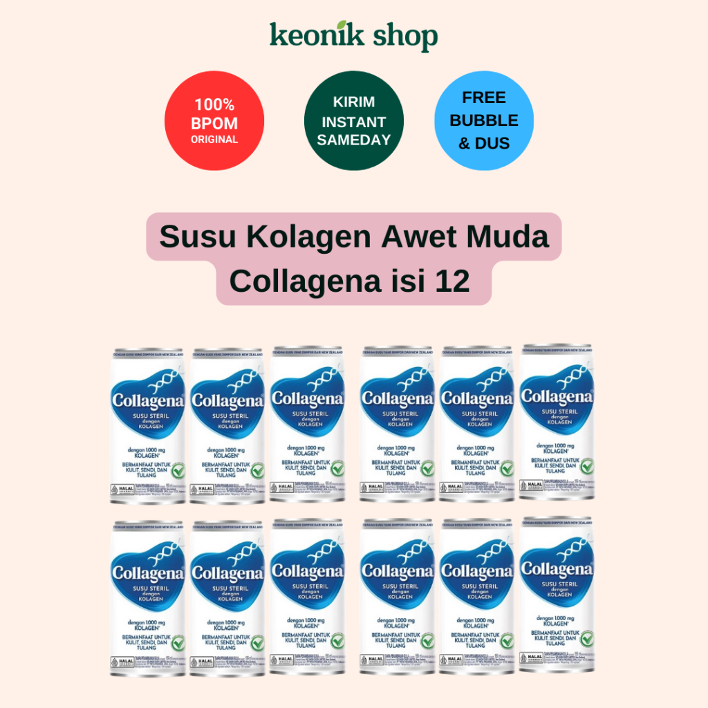 Jual Keonik Shop | COLLAGENA Susu Steril Kolagen 189ml - Susu Anti ...