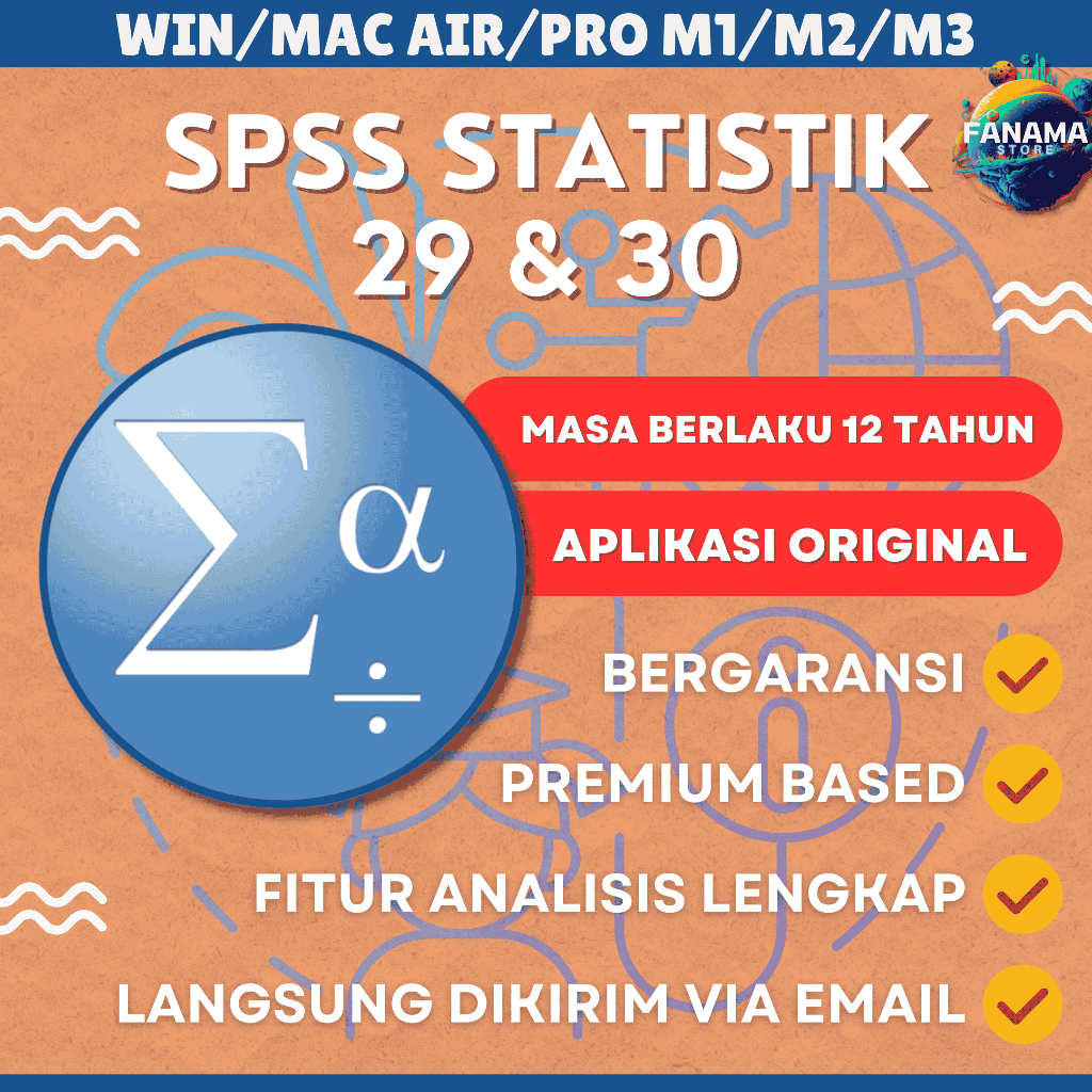 Jual (MAC & WIN) SPSS Statistik 29/30/31 Premium Base FULLVERSION BERGARANSI | Shopee Indonesia