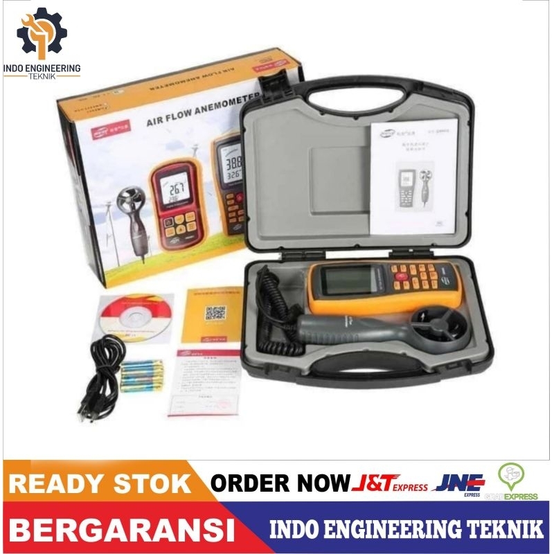 Jual GM8902 Benetech Anemometer Data Logger Flow Meter GM-8902 CFM ...