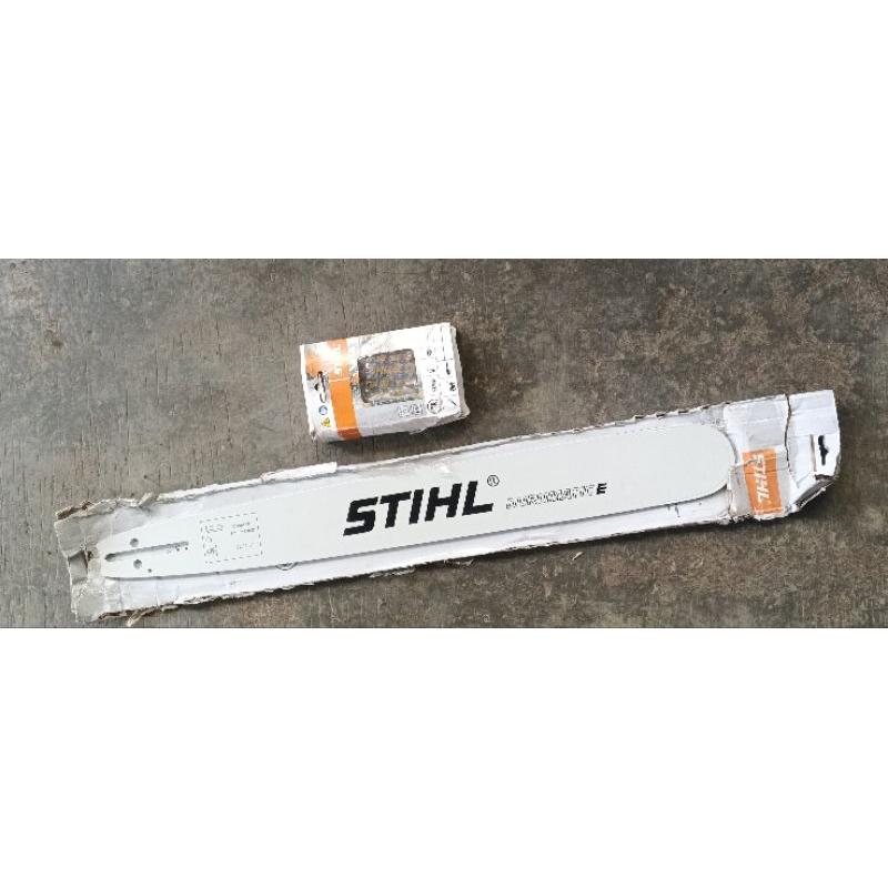 Jual Bar mesin gergaji kayu chainsaw senso STIHL duromatic E made in Germany 22 inch + mata ...