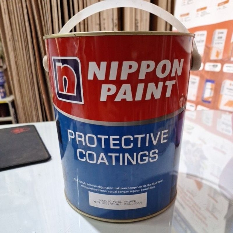 Jual Cat Meni Besi Bodelac Metal Primer Nippon Paint 5KG | Shopee Indonesia
