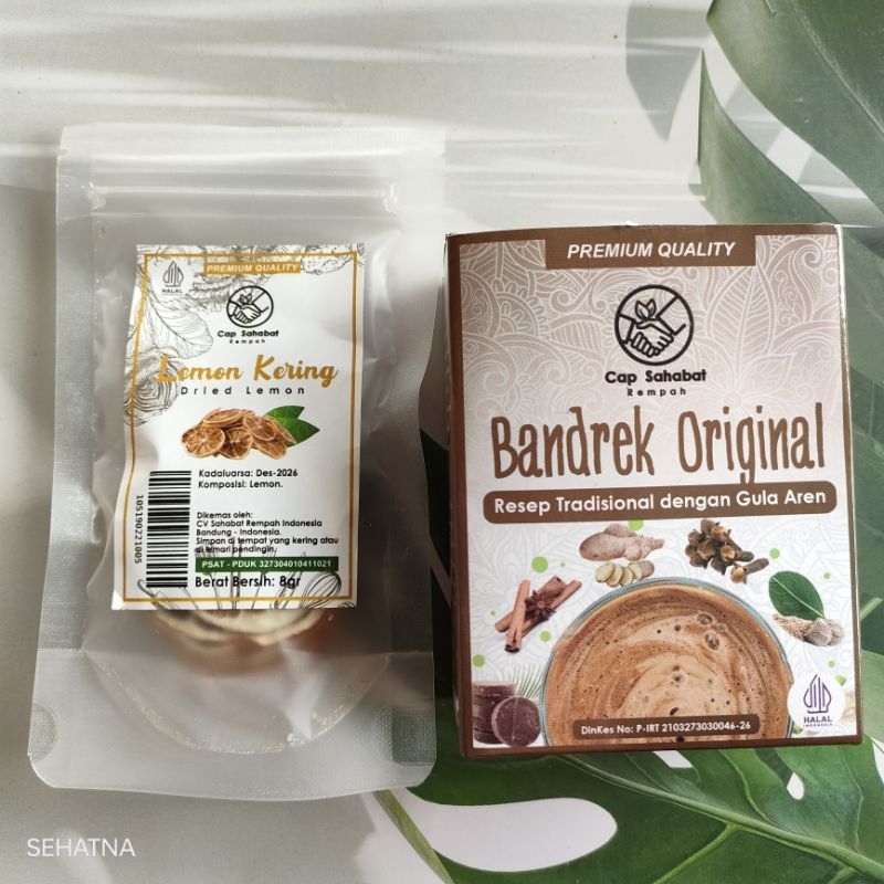Jual WEDANG/MINUMAN KESEHATAN BANDREK MIX, LEMON SLICE KERING ...