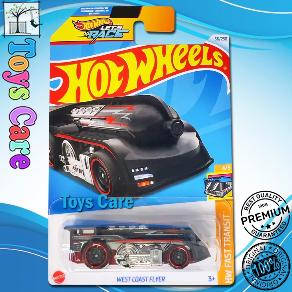 Jual Hot Wheels West Coast Flyer Hitam Putih Kereta Api Locomotif ...