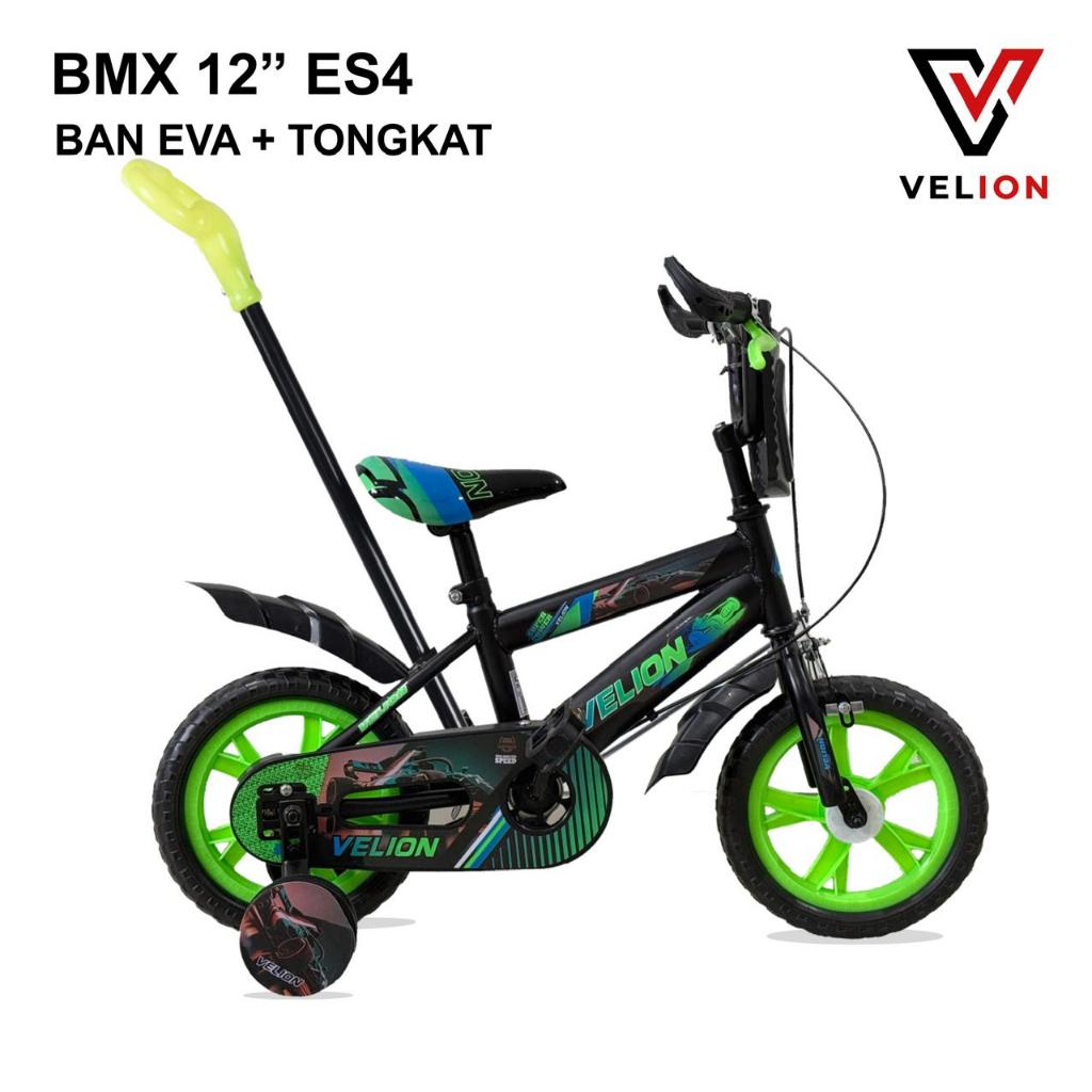 Jual Sepeda anak BMX 12" VELION ban busa EVA Fitur Tongkat stir dan ...