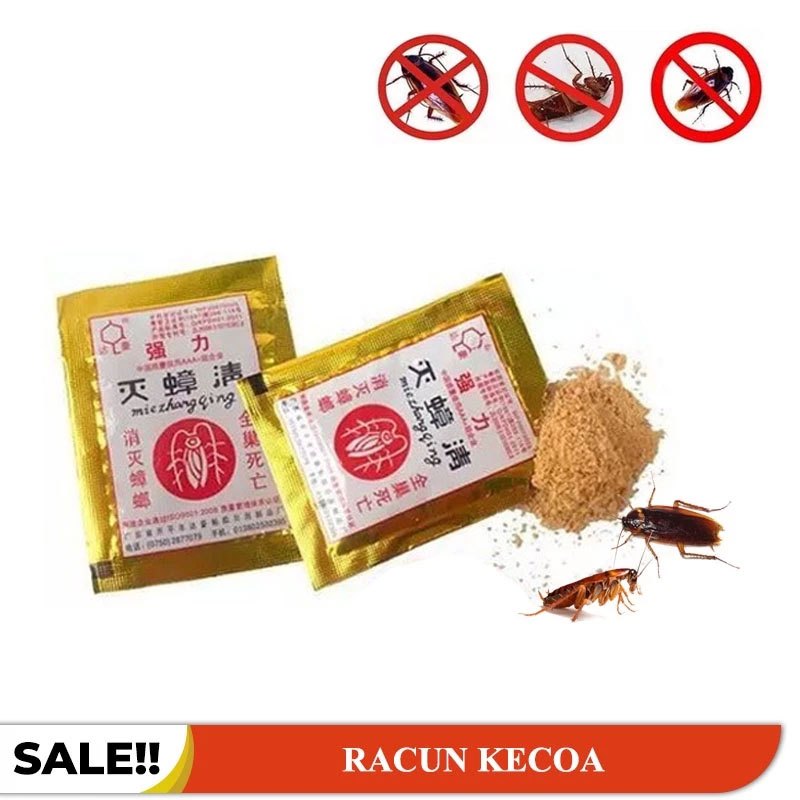 Jual Racun Kecoa / Pembasmi Kecoa / Pembasmi Serangga/ Bubuk Racun Anti ...