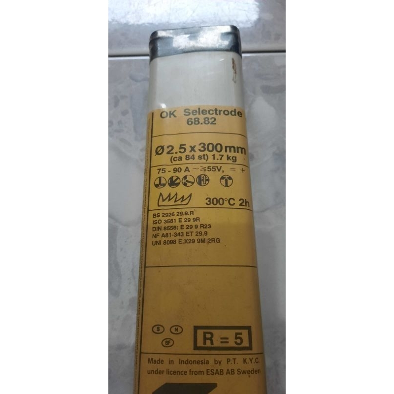 Jual Kawat las problem steel pakan cor besi cast iron serbaguna E29.9 ...