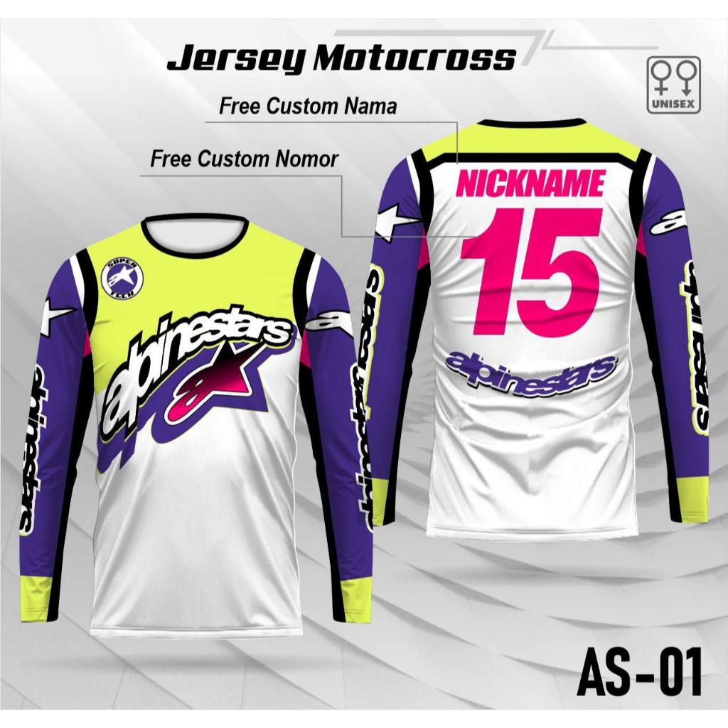 Jual jersey trail enduro motocross baju trabas grasstrack sepeda ...
