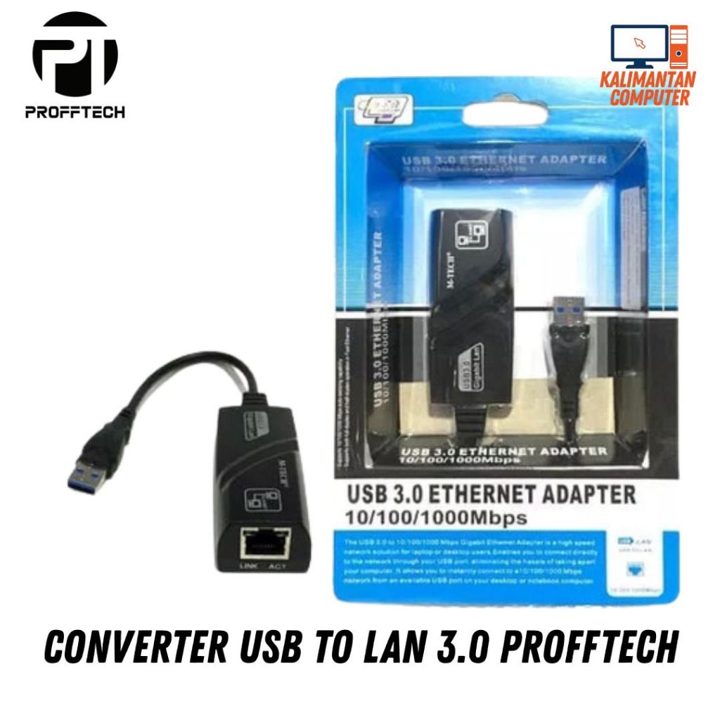 Jual USB to LAN Adapter USB 3.0 GIGABIT- USB LAN Connection | Shopee ...