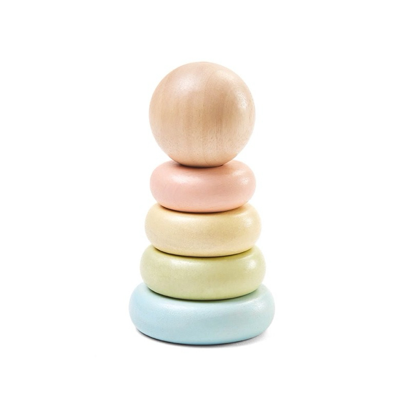 Jual mainan kayu stacking ring plan toys (original kidz station ...