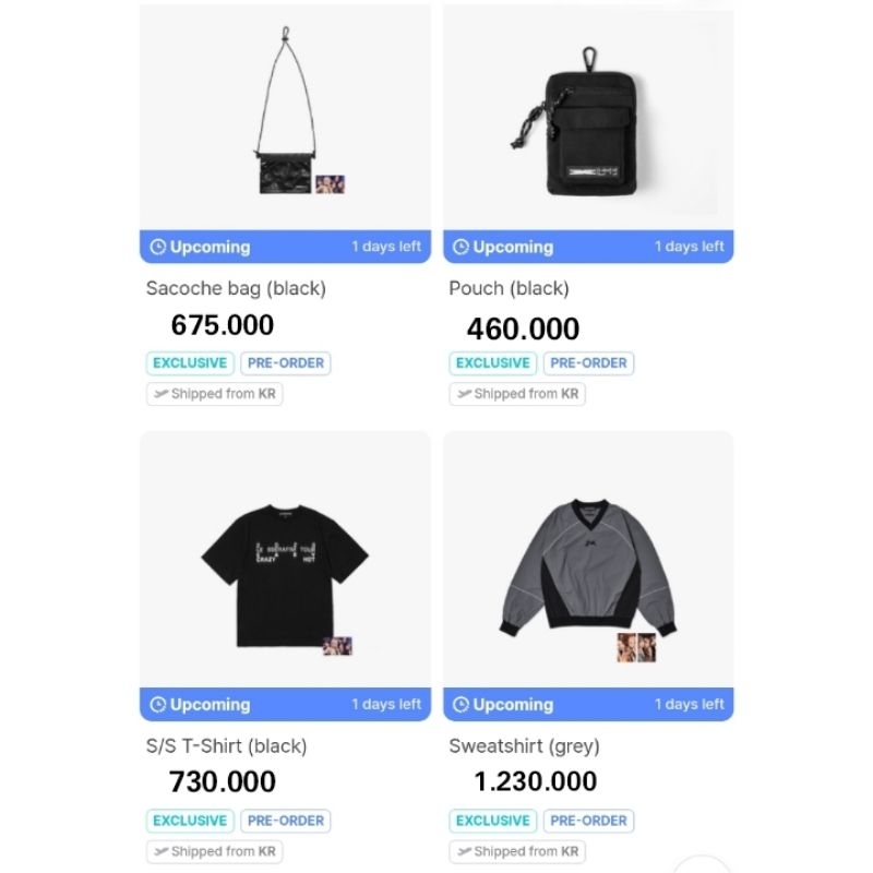 Jual [PO] LE SSERAFIM TOUR EASY HOT OFFICIAL MERCH / MERCH LE SSERAFIM ...