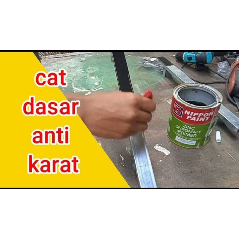 Jual Cat Dasar Besi Anti Karat Cat Pagar Nippon Zinc Chromate 1kg ...