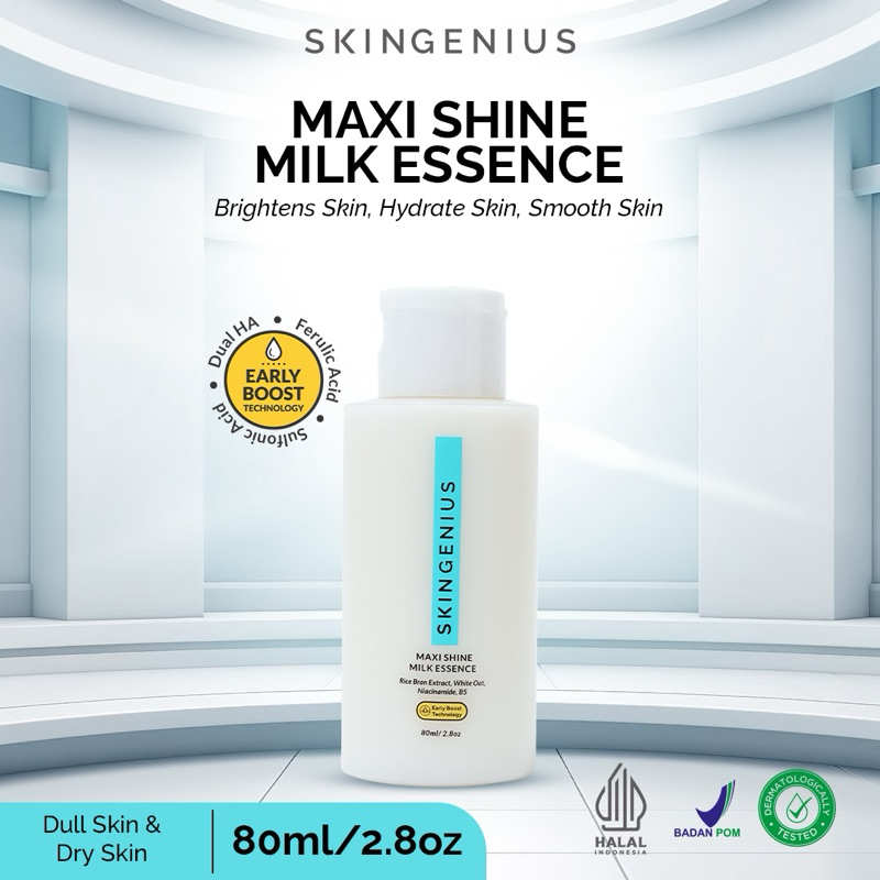 Jual SkinGenius Maxi Shine Milk Essence untuk Melembabkan Kulit ...