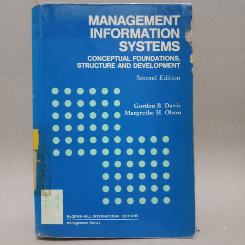 Jual BUKU MANAGEMENT INFORMATION SYSTEMS CONCEPTUAL FOUNDATIONS ...