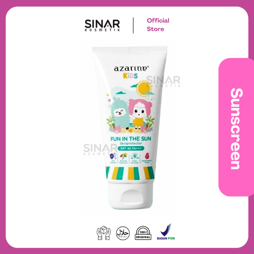 Jual Azarine Kids Fun In The Sun Skin Protector Sunscreen SPF 40 PA ...